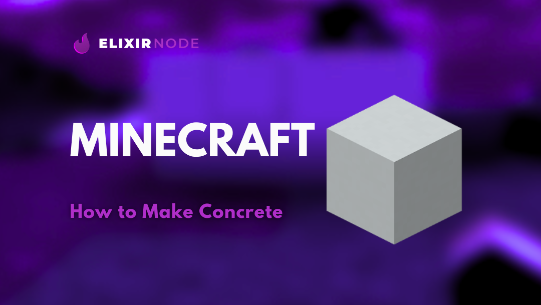 Concrete Guide: Make All 16 Colors in Minecraft