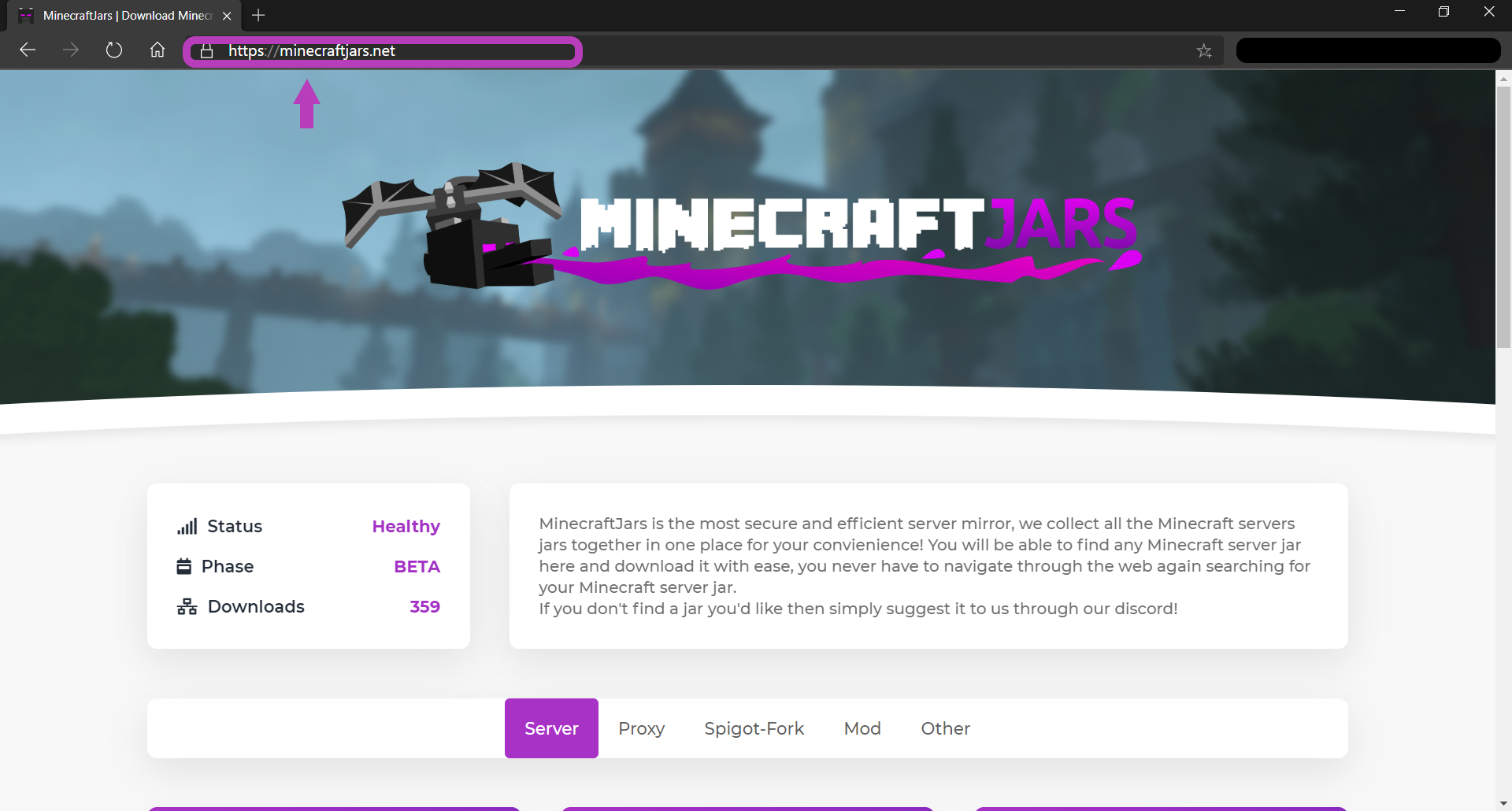 How to download Minecraft server jars